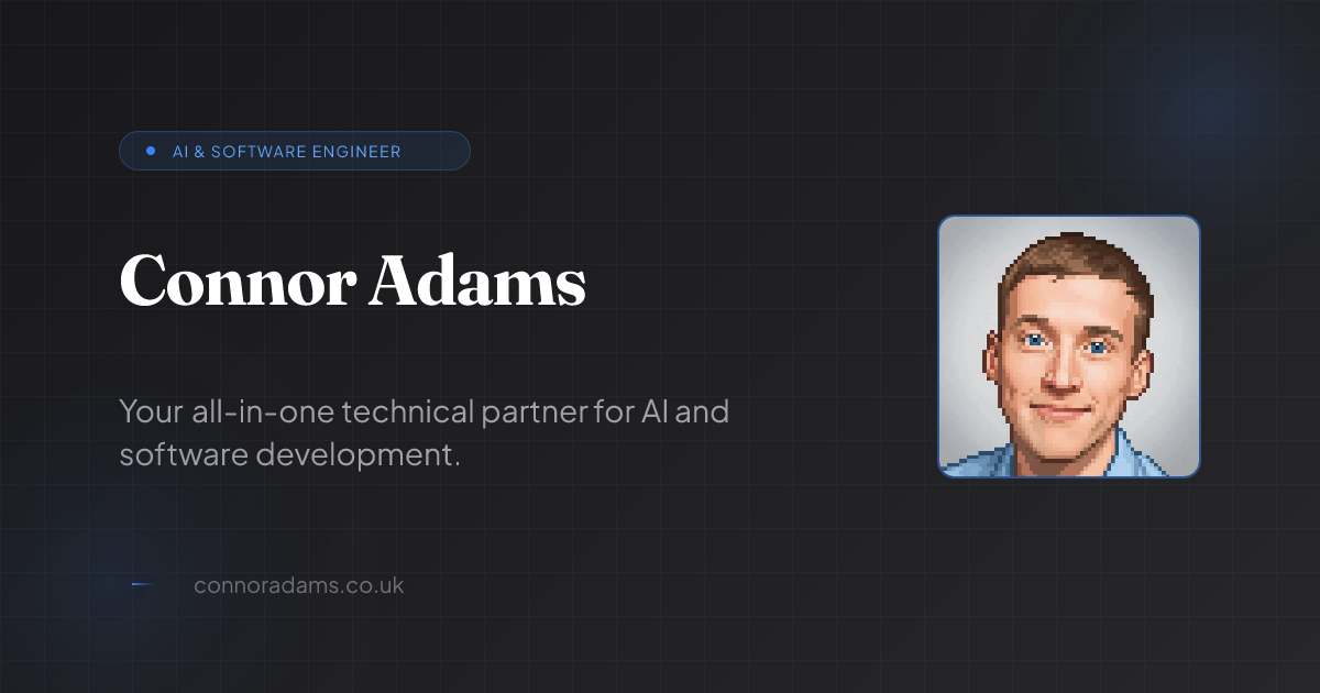 Connor Adams — AI & Software Engineer